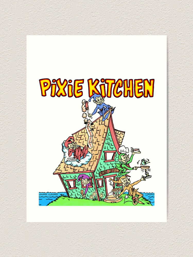 "5 Pixies Pixie Kitchen " Art Print for Sale by Hedrin | Redbubble