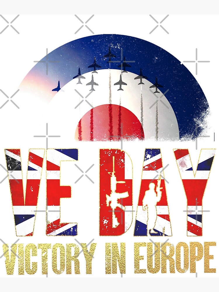 "VE Day,Victory in Europe, WW2, Veteran " Art Print for Sale by ...