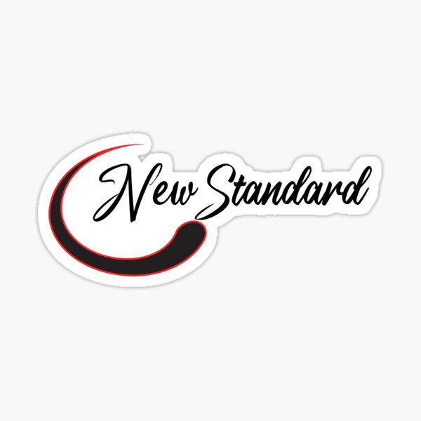 "New standard logo" Sticker for Sale by BCstratus | Redbubble