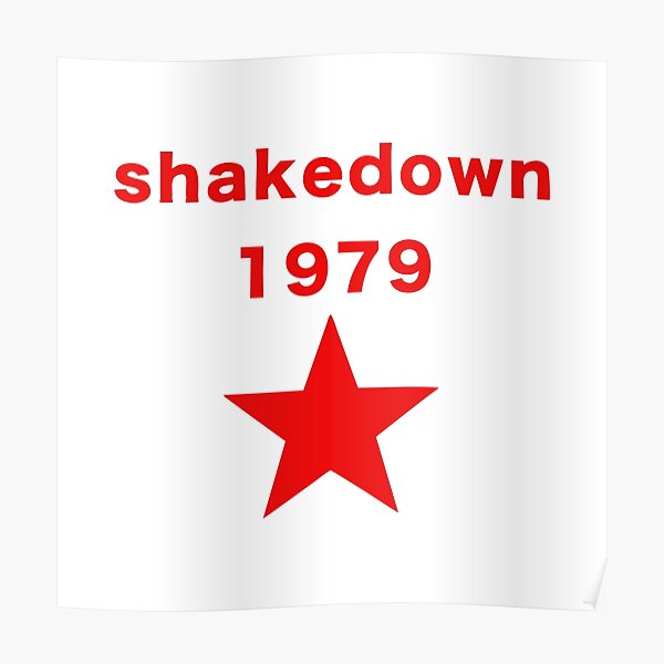 "Shakedown 1979 New Logo" Poster for Sale by jackfliyn | Redbubble