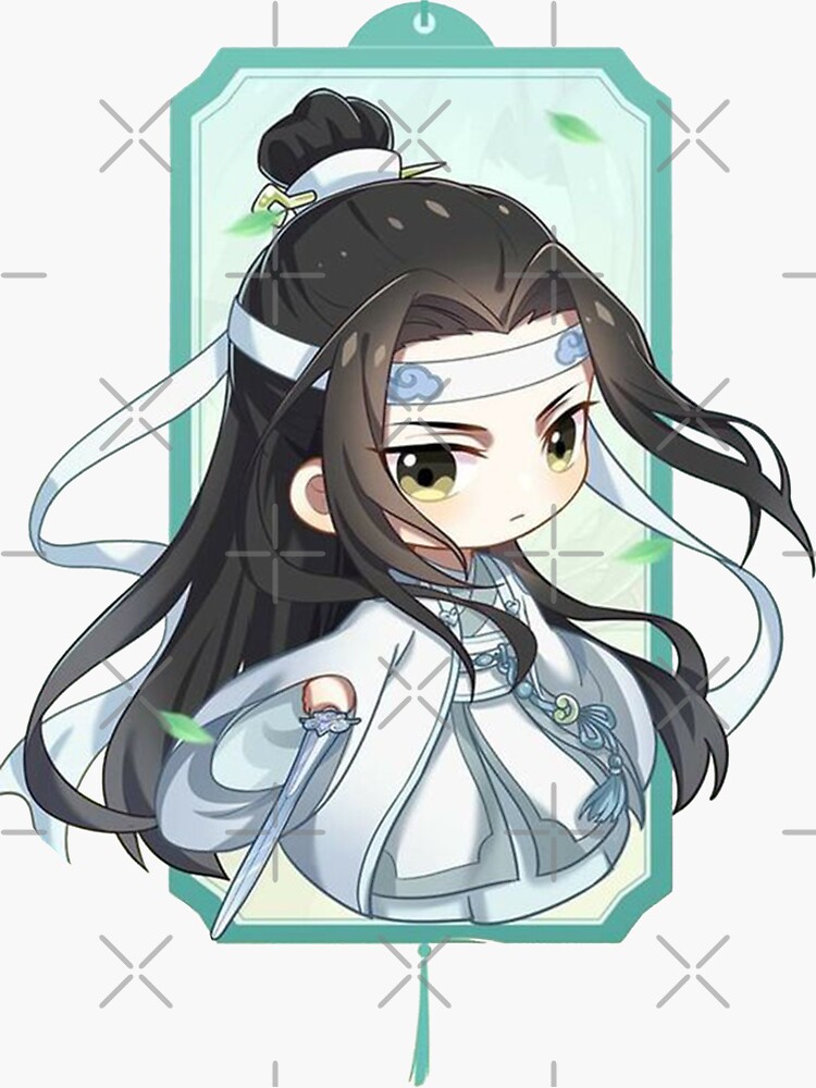 "CHIBI.LANZHAN.HANGUANJUN" Sticker by stephylee88 | Redbubble