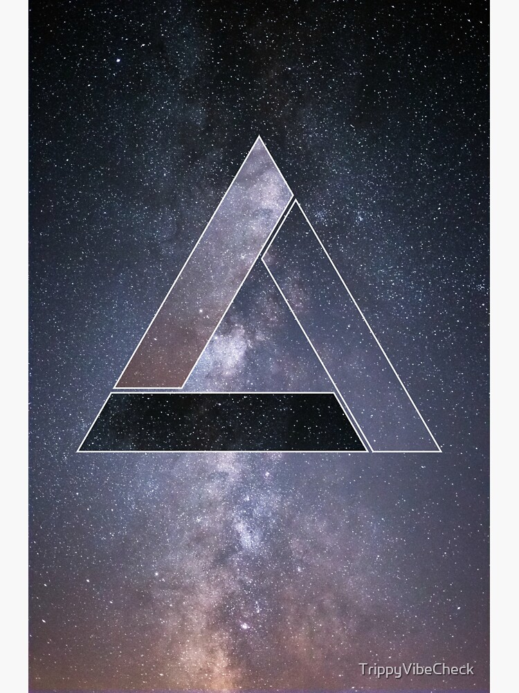 "Sacred Geometry - Galaxy / Space - Triangle" Sticker for Sale by ...