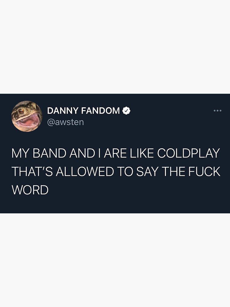 "awsten knight waterparks tweet " Sticker for Sale by knjstickers ...