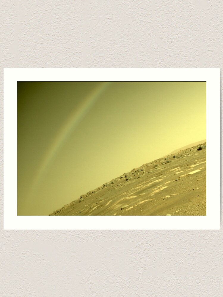 "NASA's Perseverance Rover Captures a Rainbow (It's actually Lens Flare)" Art Print for Sale by ...