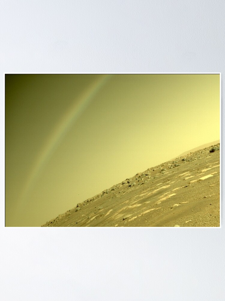 "NASA's Perseverance Rover Captures a Rainbow (It's actually Lens Flare)" Poster by greg5000 ...