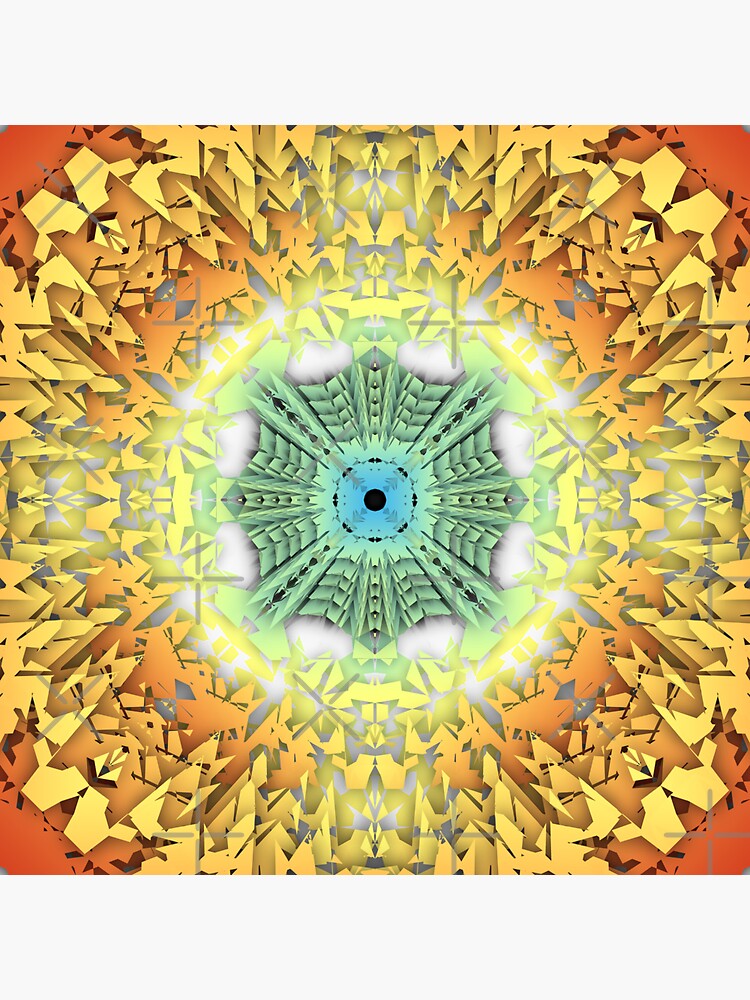 "Uneven Pattern Colorful Geometry " Sticker by EdwardBlackRose | Redbubble