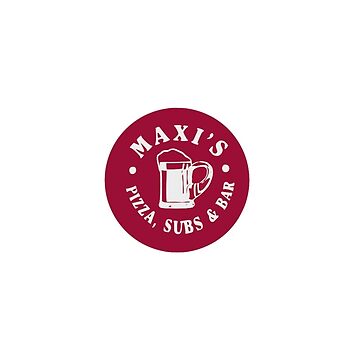 "Maxi's Temple" Sticker for Sale by Vintage College Designs | Redbubble