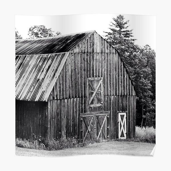 Poster « art de grange vintage, art rustique, art de planche de grange ...