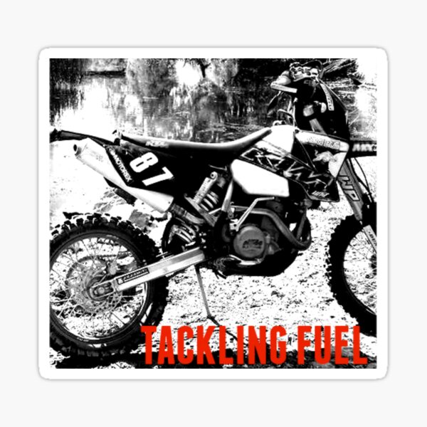 "TACKLING FUEL MOTO" Sticker for Sale by PettitArt | Redbubble