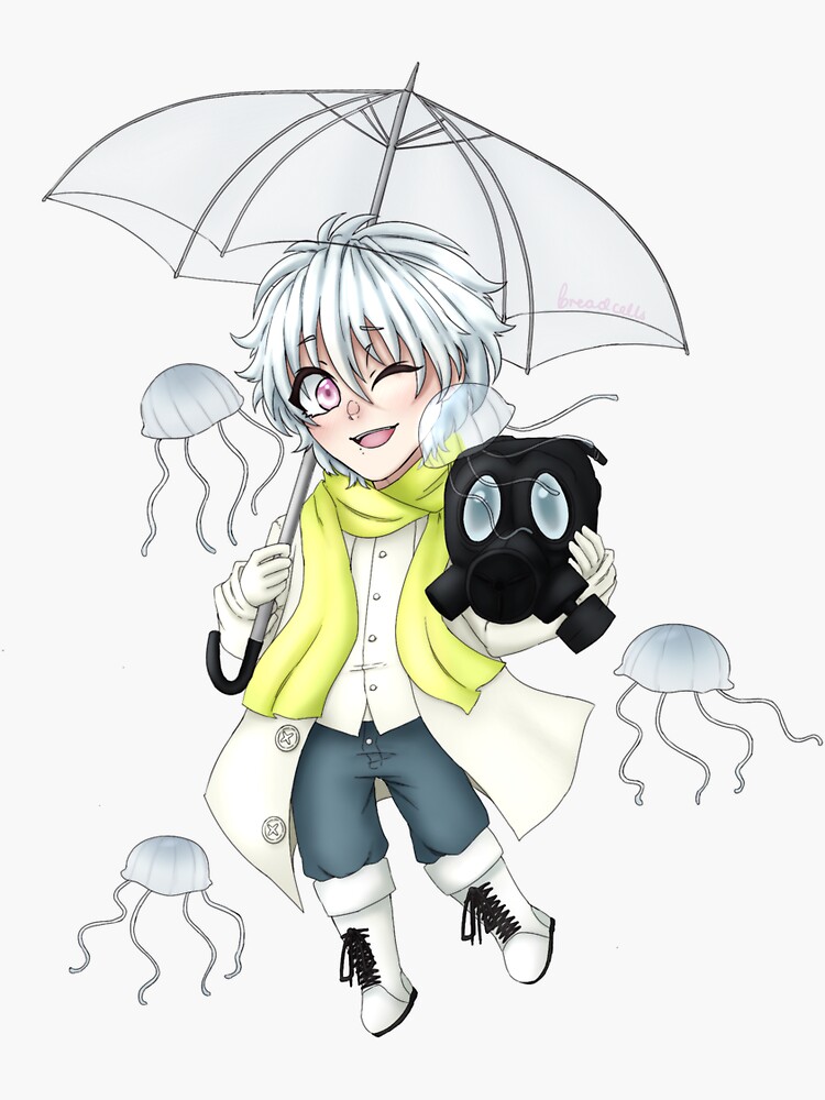"DRAMAtical Murder Clear Jellyfish Chibi DMMD" Sticker for Sale by ...