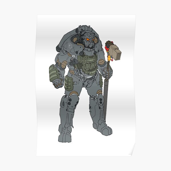 "Fallout Enclave Cartoon" Poster for Sale by ArtistMark | Redbubble