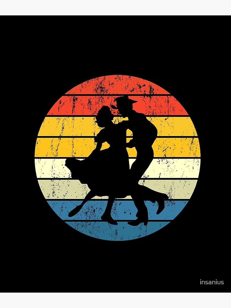 "Vintage Square Dance, Retro Square Dance Sunset, Square Dance Lover ...