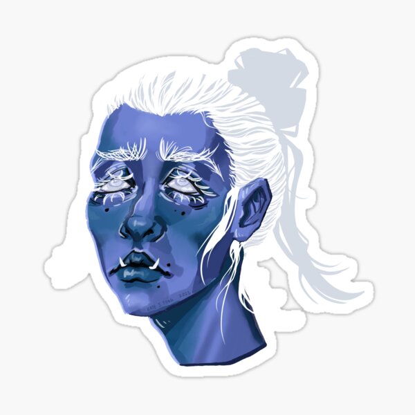 "Blueberry Goblin" Sticker for Sale by Kaatejuliana | Redbubble