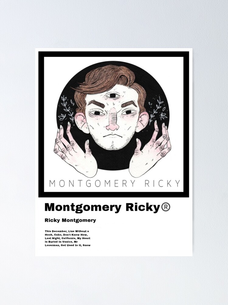 Póster «Póster Álbum de Montgomery Ricky» de ArenKitt | Redbubble