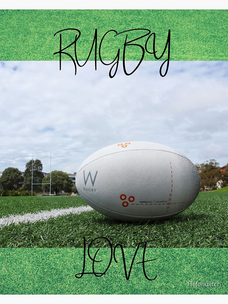 "Rugby love" Sticker for Sale by Helenwitch | Redbubble