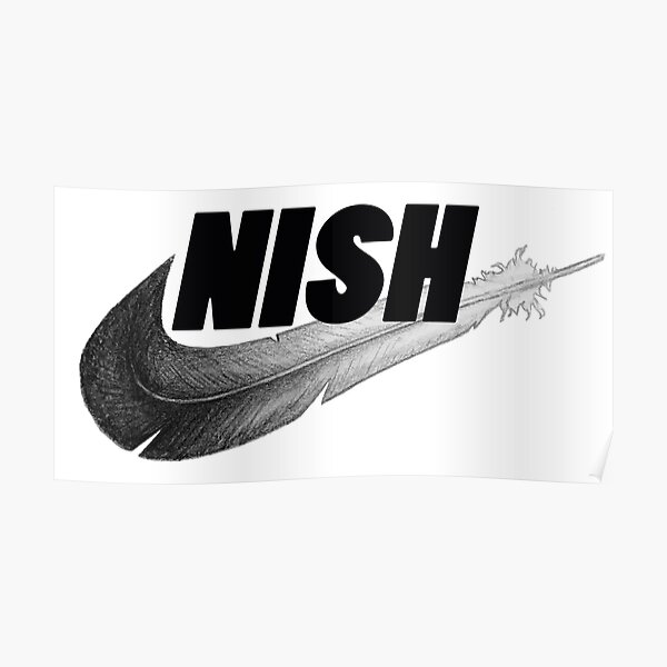 "Nish Eagle Shwoosh" Poster for Sale by Shibastik | Redbubble