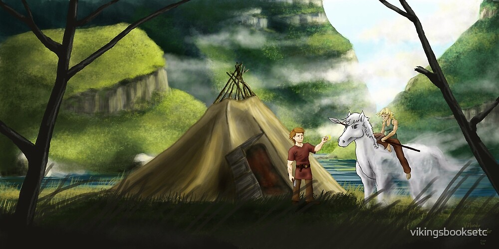 "Volund and Hervor" by vikingsbooksetc | Redbubble