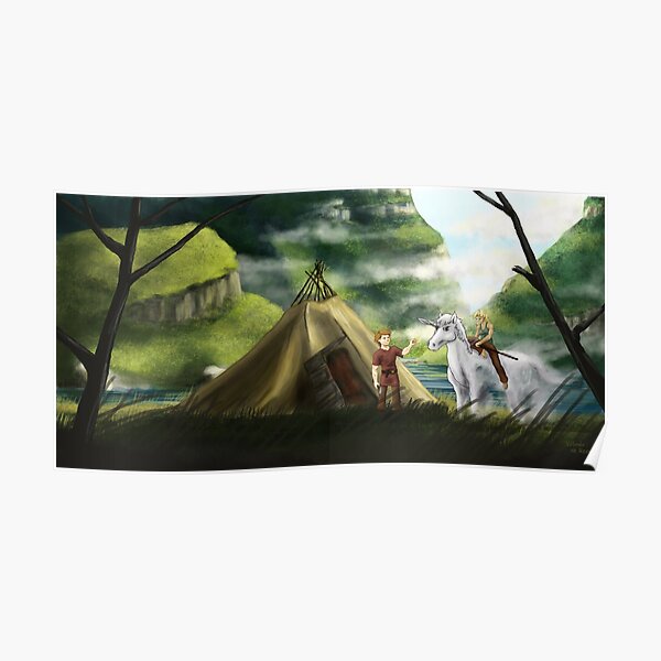 "Volund and Hervor" Poster for Sale by vikingsbooksetc | Redbubble