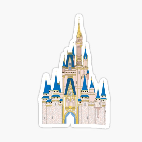 "Magic Castle " Sticker by julia-nicholes | Redbubble