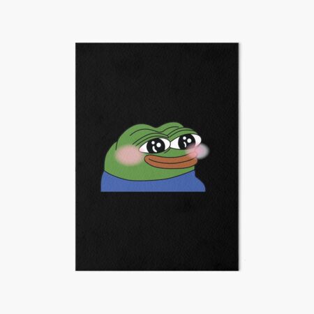 Lámina rígida «peepoBlush Emote de alta calidad» de SimplyNewDesign ...