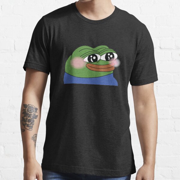 "peepoBlush Emote High Quality" T-shirt by SimplyNewDesign | Redbubble