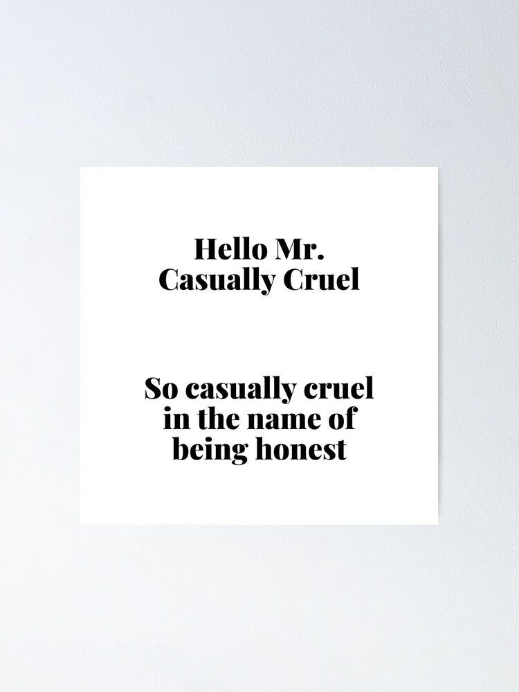 "mr perfectly fine taylor Swift taylors version" Poster by ...