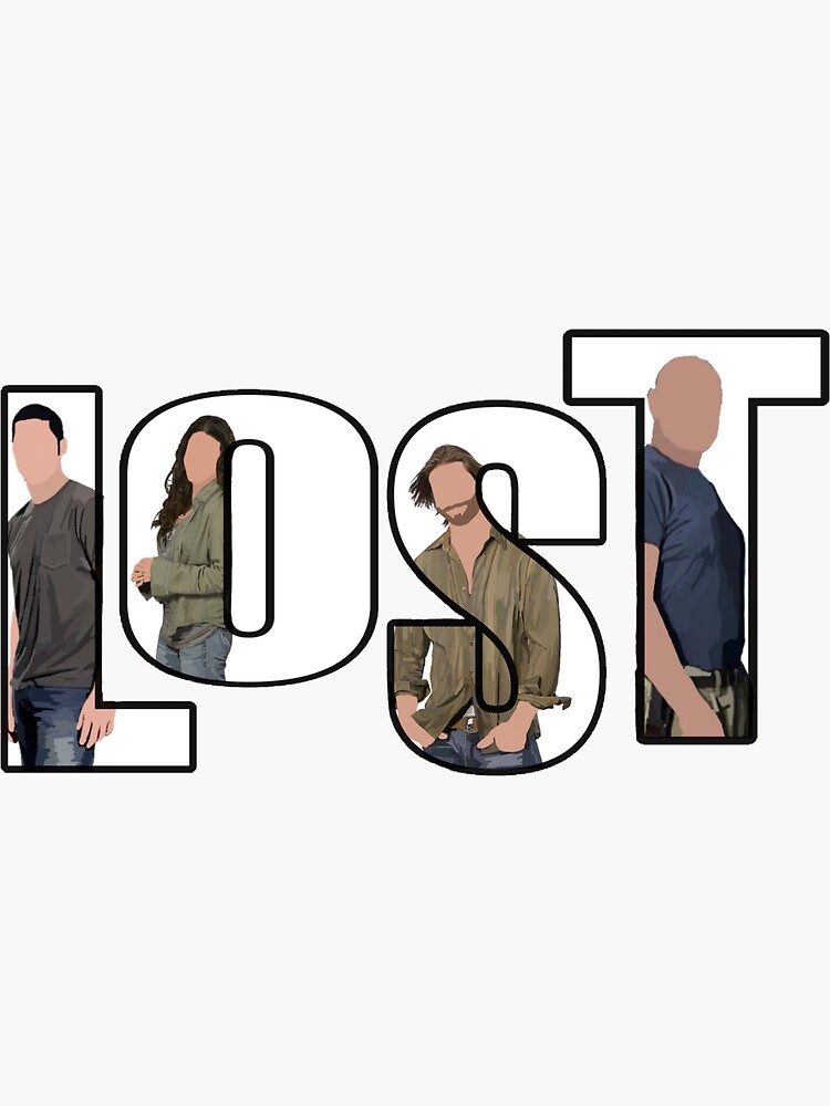 "Lost" Sticker for Sale by swanspirate520 | Redbubble