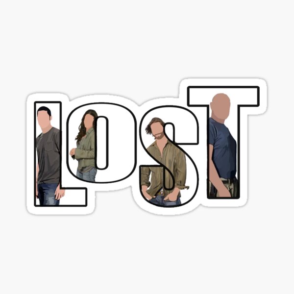 "Lost" Sticker for Sale by swanspirate520 | Redbubble