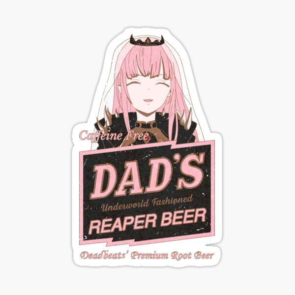 "Dad's Reaper Beer" Sticker for Sale by CCCDesign | Redbubble