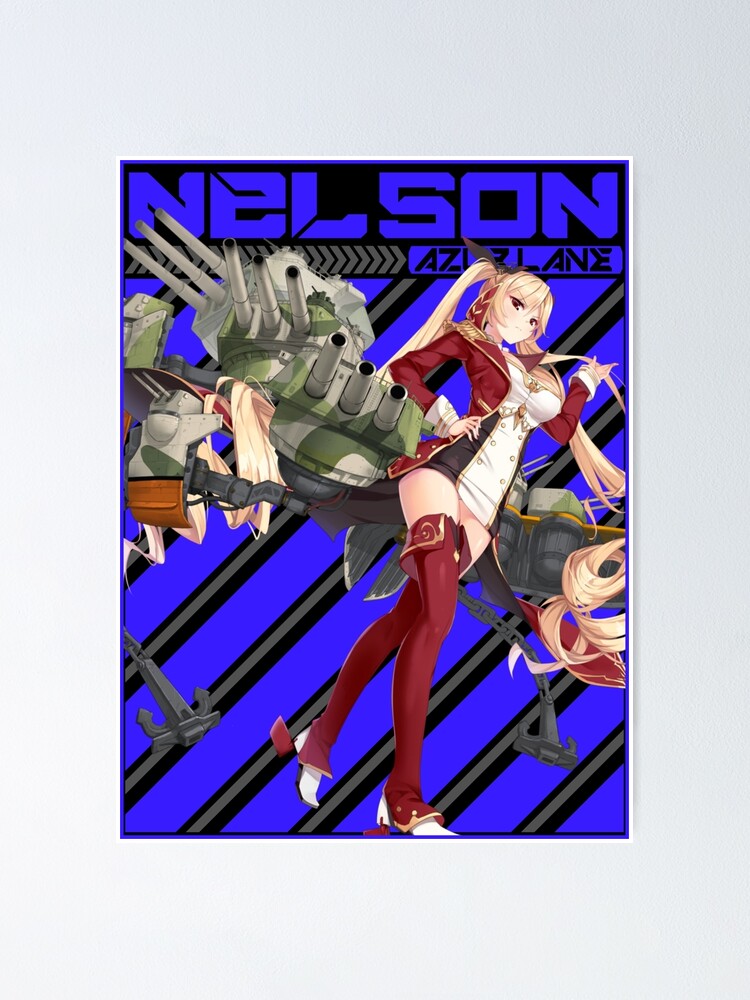 "AZUR LANE NELSON" Poster for Sale by VotreVPX | Redbubble