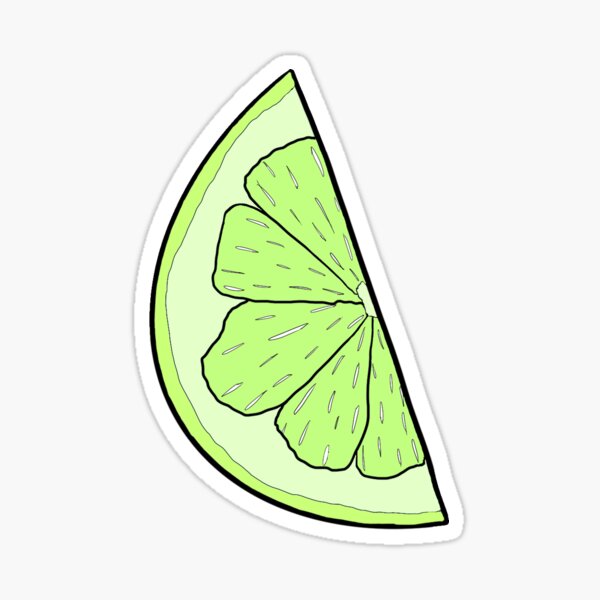 "Lime" Sticker by GretchsGallery | Redbubble
