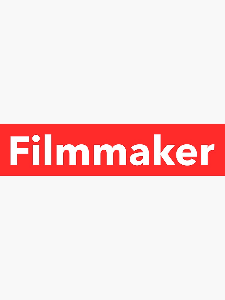 "Filmmaker" Sticker by paclyy | Redbubble