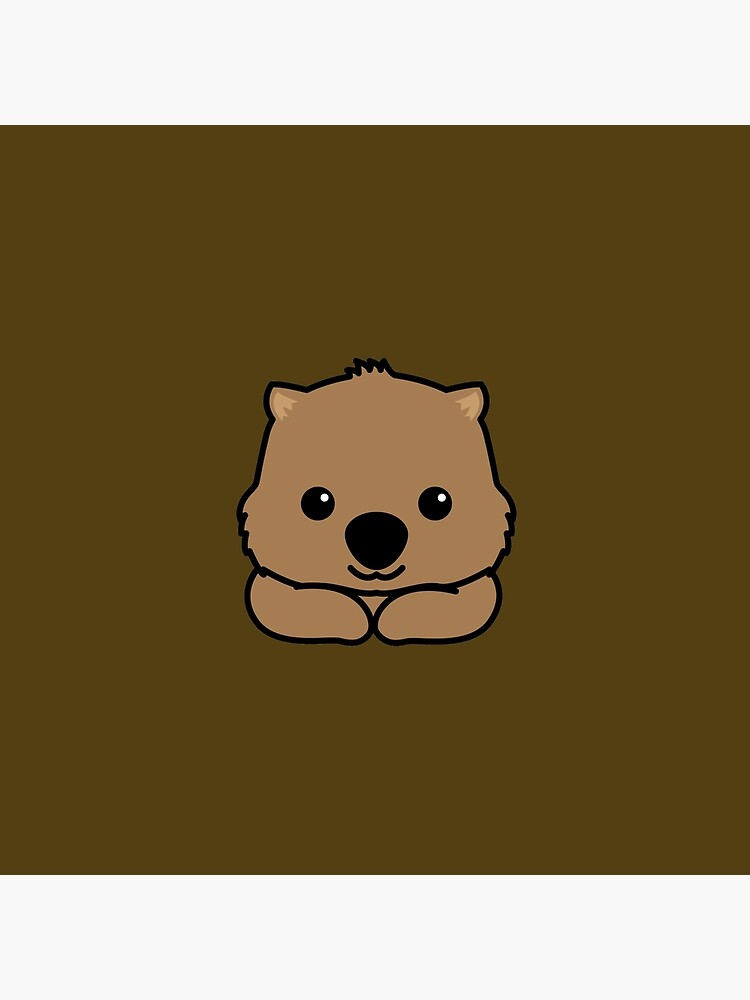 "Cute baby wombat smiling drawing" Tote Bag for Sale by Rachidsolution ...