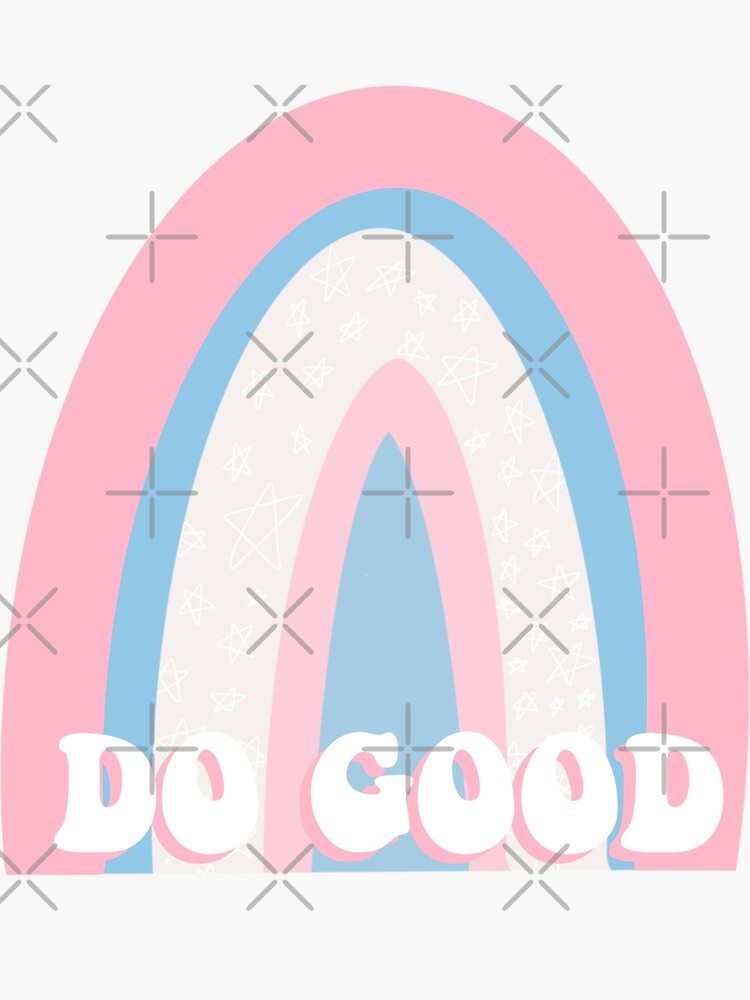 "do good!!" Sticker for Sale by nicolekatewill | Redbubble