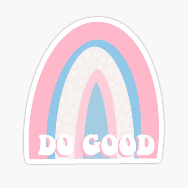 "do good!!" Sticker for Sale by nicolekatewill | Redbubble