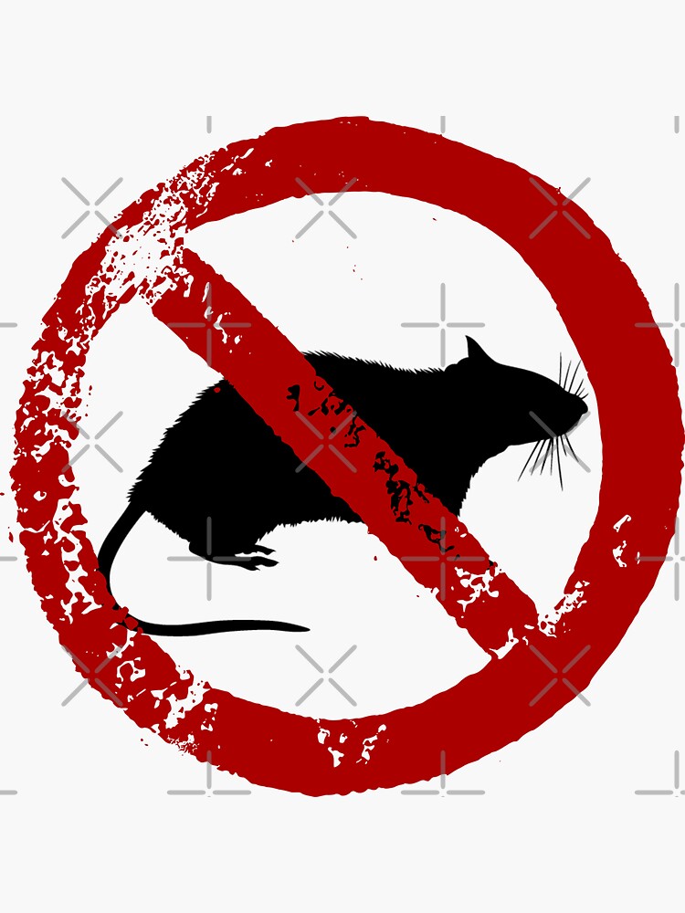 "No rats allowed - stop snitching" Sticker for Sale by BarthasBasement ...