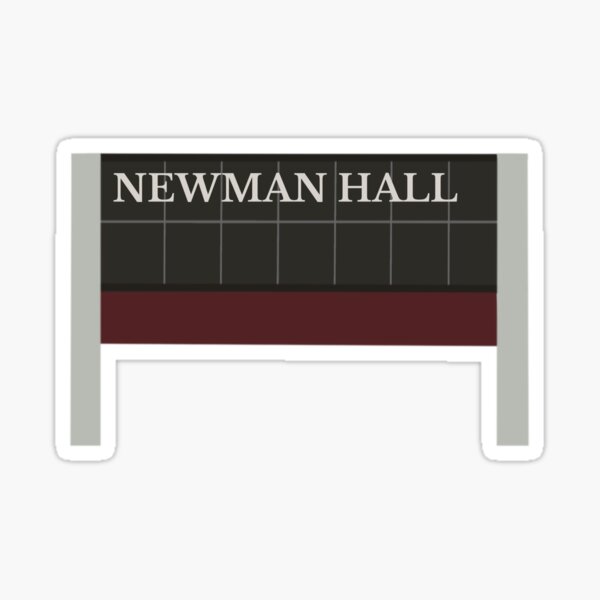 "Newman Hall" Sticker for Sale by kashinikore | Redbubble