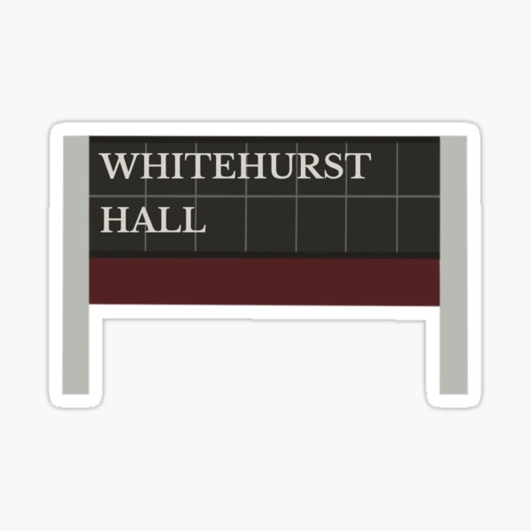 "Whitehurst Hall" Sticker for Sale by kashinikore | Redbubble