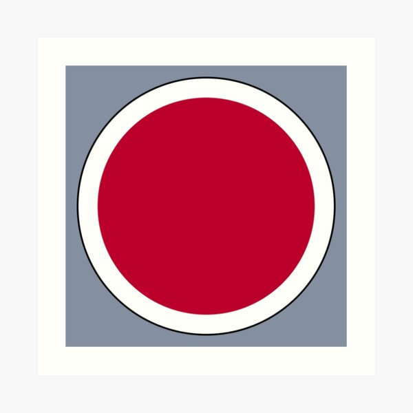"Roundel Japan military aircraft insignia mods mod" Art Print by ...