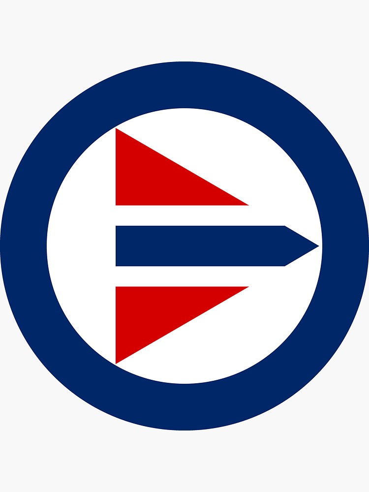 "Roundel Norway military aircraft insignia mods mod" Sticker for Sale ...
