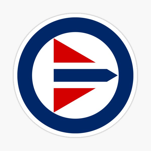 "Roundel Norway military aircraft insignia mods mod" Sticker for Sale ...