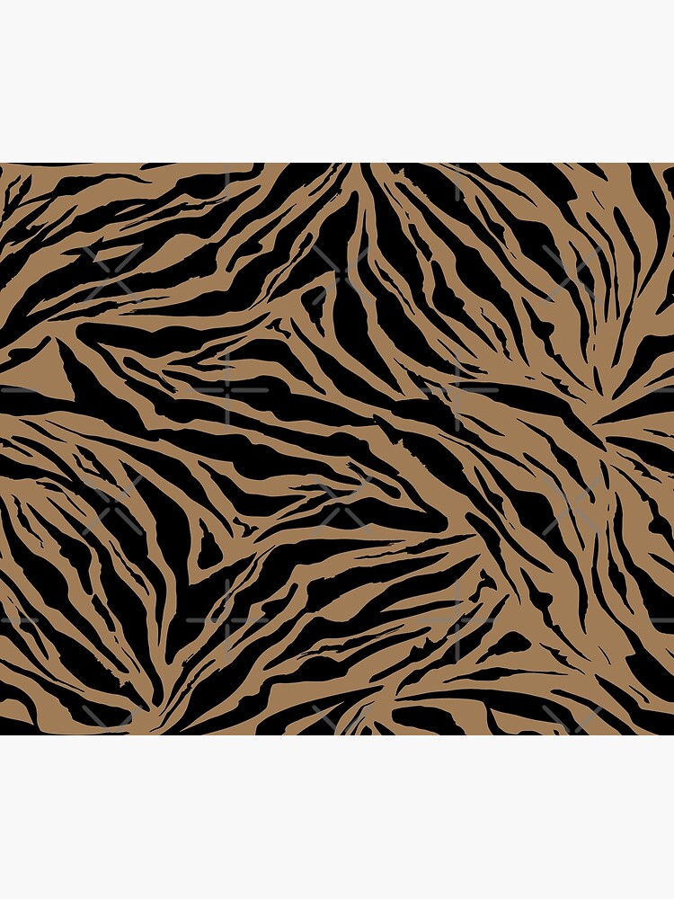"Black and Brown Zebra Print" Poster by AllThingsHome | Redbubble