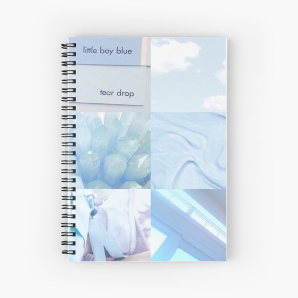 "Baby Boy Blue Aesthetic" Spiral Notebook for Sale by LittleKitQuartz ...
