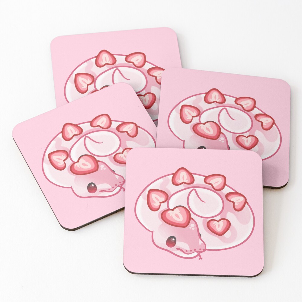 "Strawberry Snake" Sticker for Sale by SinnaBunnie | Redbubble