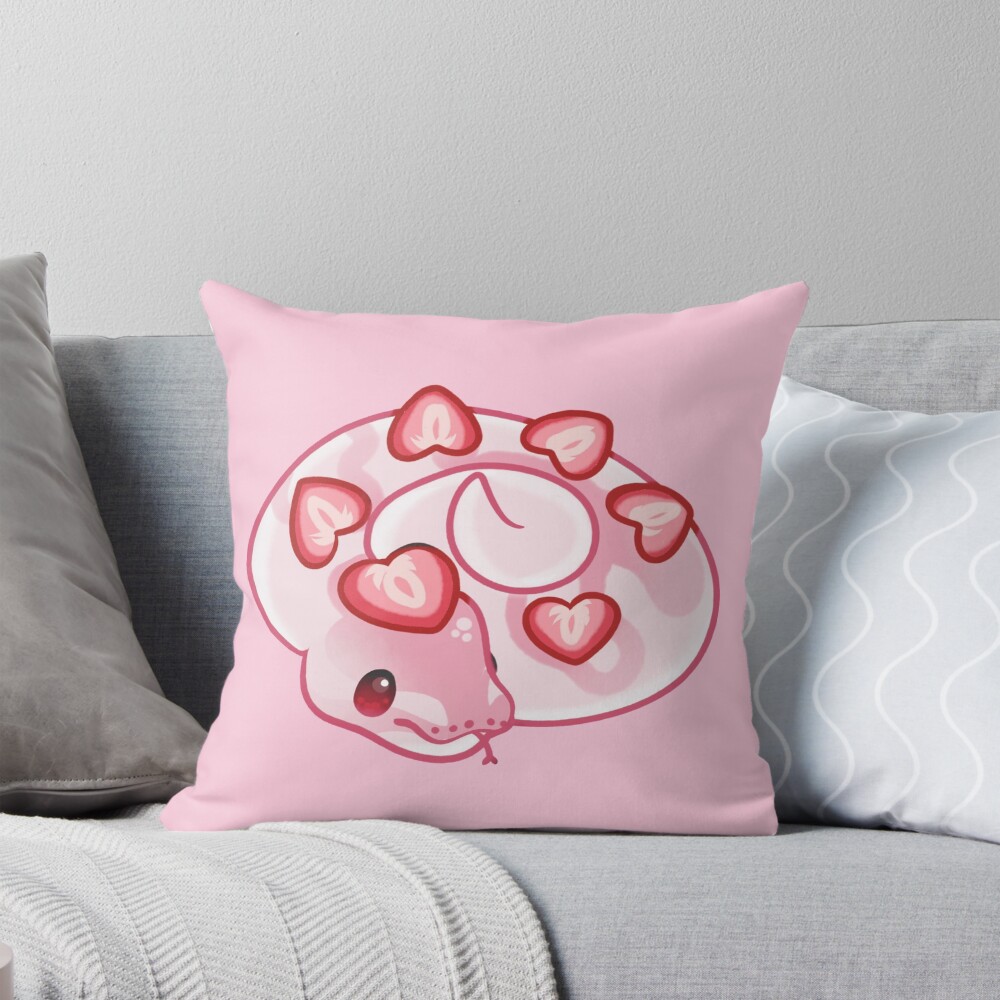 "Strawberry Snake" Sticker for Sale by SinnaBunnie | Redbubble