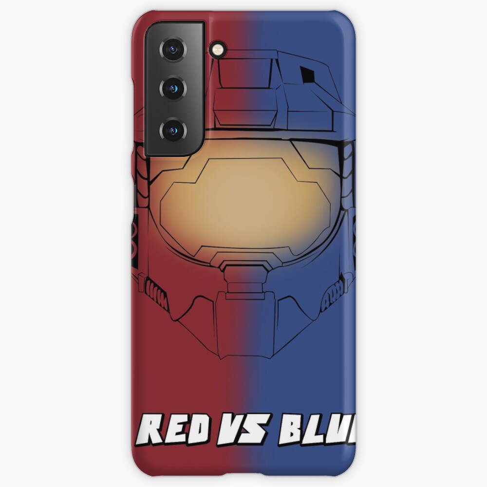 "Red Vs Blue Poster" Samsung Galaxy Phone Case for Sale by ...