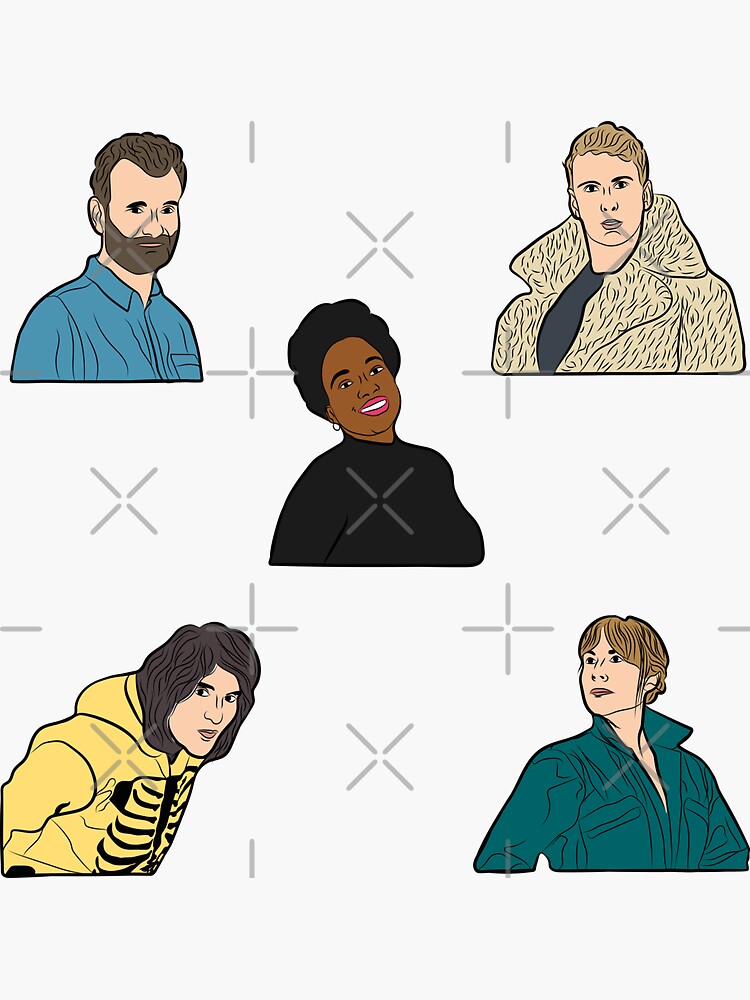 "Taskmaster - Series 5 Cast" Sticker for Sale by MarinaMenezzes | Redbubble