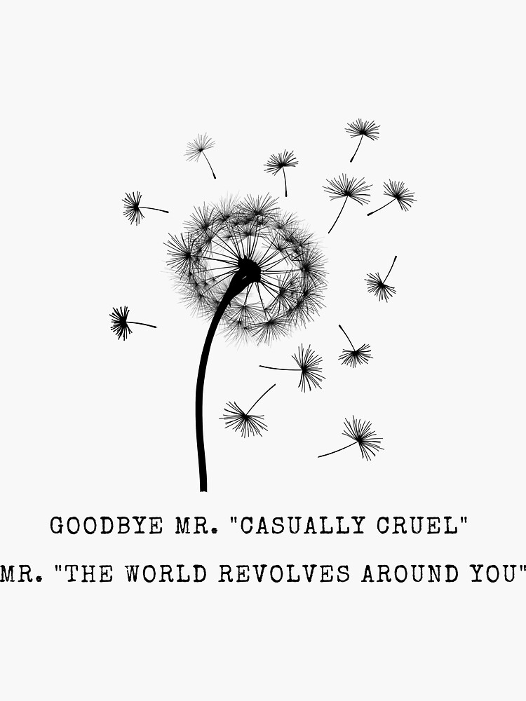 "Mr. Perfectly Fine Taylor Swift Inspirational Lyrics " Sticker for ...