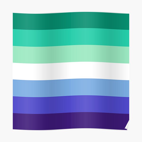 "Gay / MLM Flag" Poster for Sale by LGBT-Liberation | Redbubble
