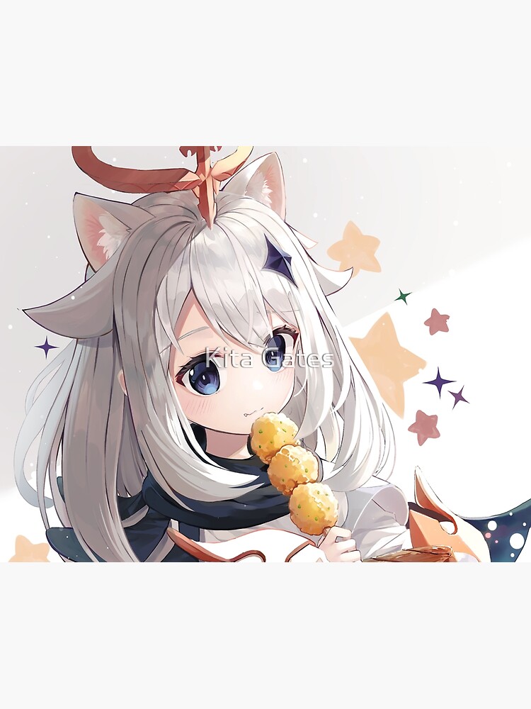 Poster « Genshin Impact Paimon kawaii », par KitaKittyGates | Redbubble